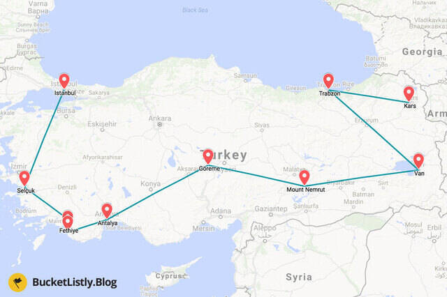 One Month Backpacking Turkey Itinerary for Solo Travelers