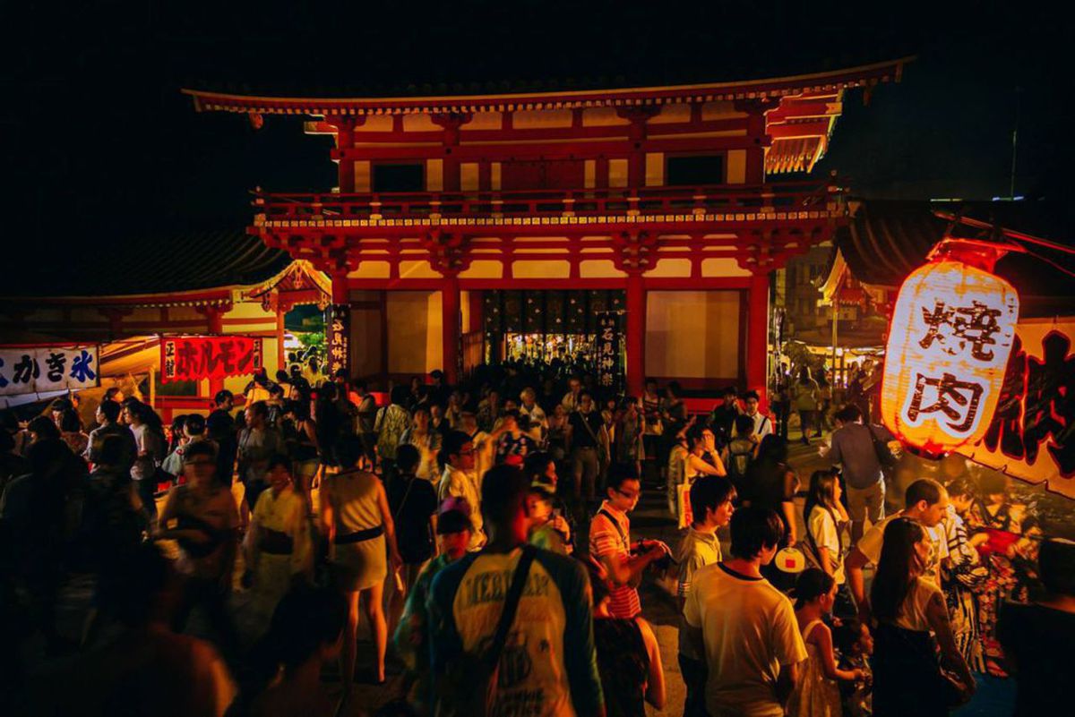 Japanese Summer Festival Night