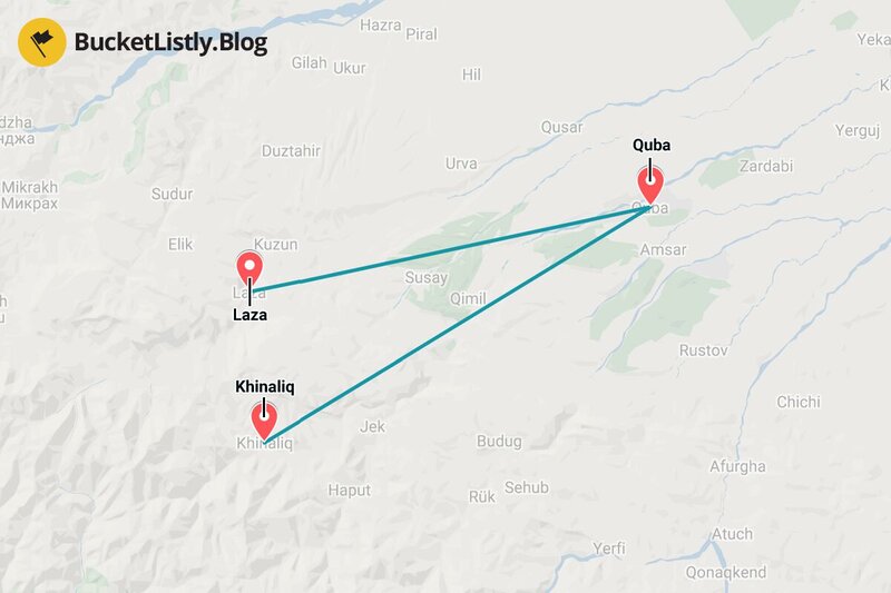 A Backpacking Travel Guide to Khinaliq and Laza