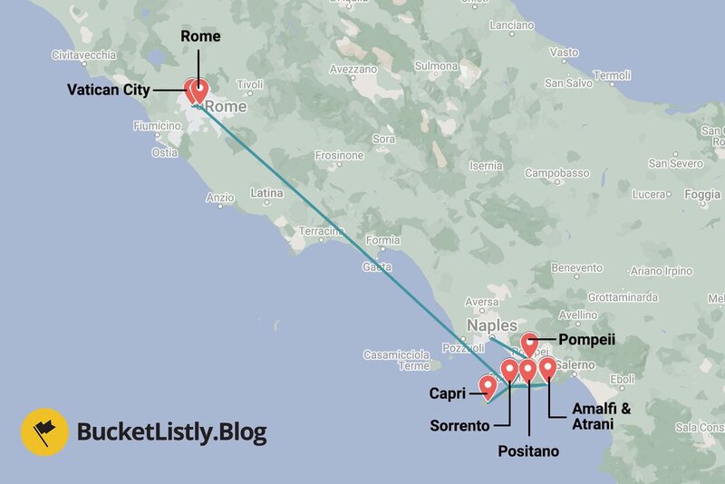 7 Days Backpacking Italy Itinerary for Solo Travelers