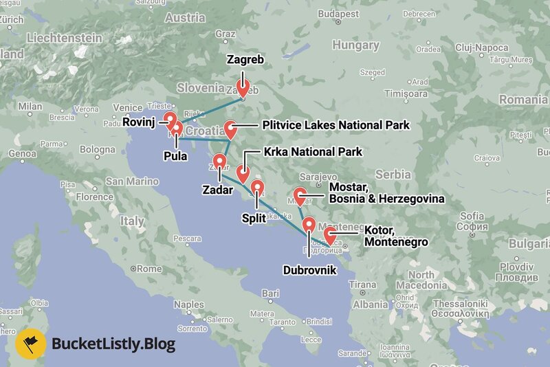 Backpacking Croatia: 2 Weeks EPIC Itinerary