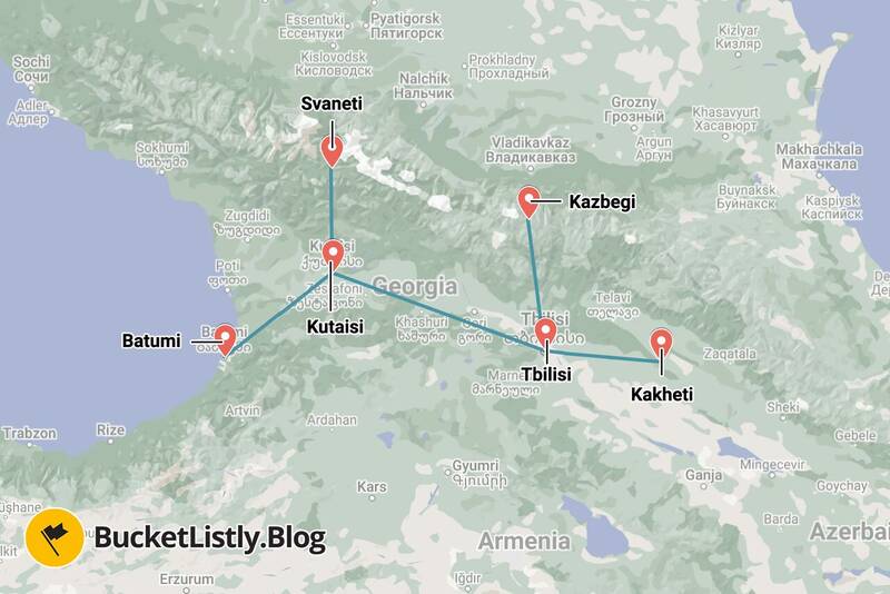 2 Weeks Backpacking Georgia Itinerary