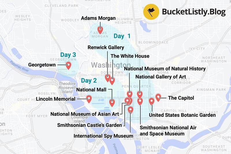 Washington DC in 3 Days: A First Timer's Guide