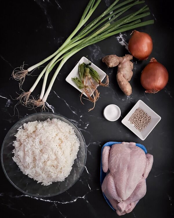 Easy Thai Chicken Rice Porridge or Congee (Jok Gai) Recipe