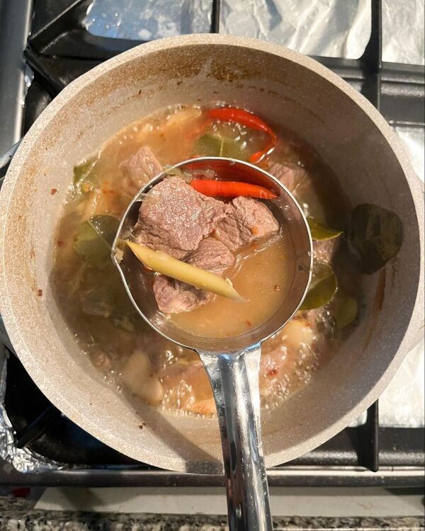 Thai Spicy Beef Soup (Tom Saap) Recipe